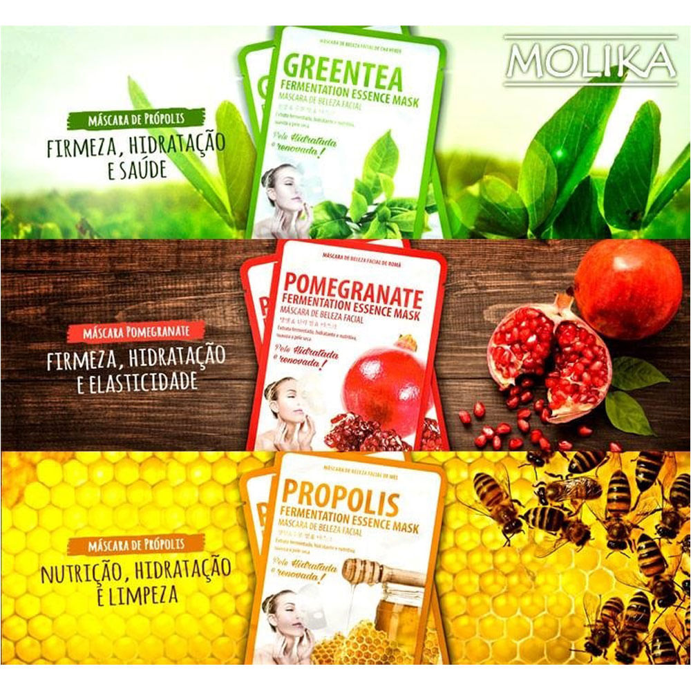Máscara Facial de Própolis da Molika cosméticos - AZPerfumes